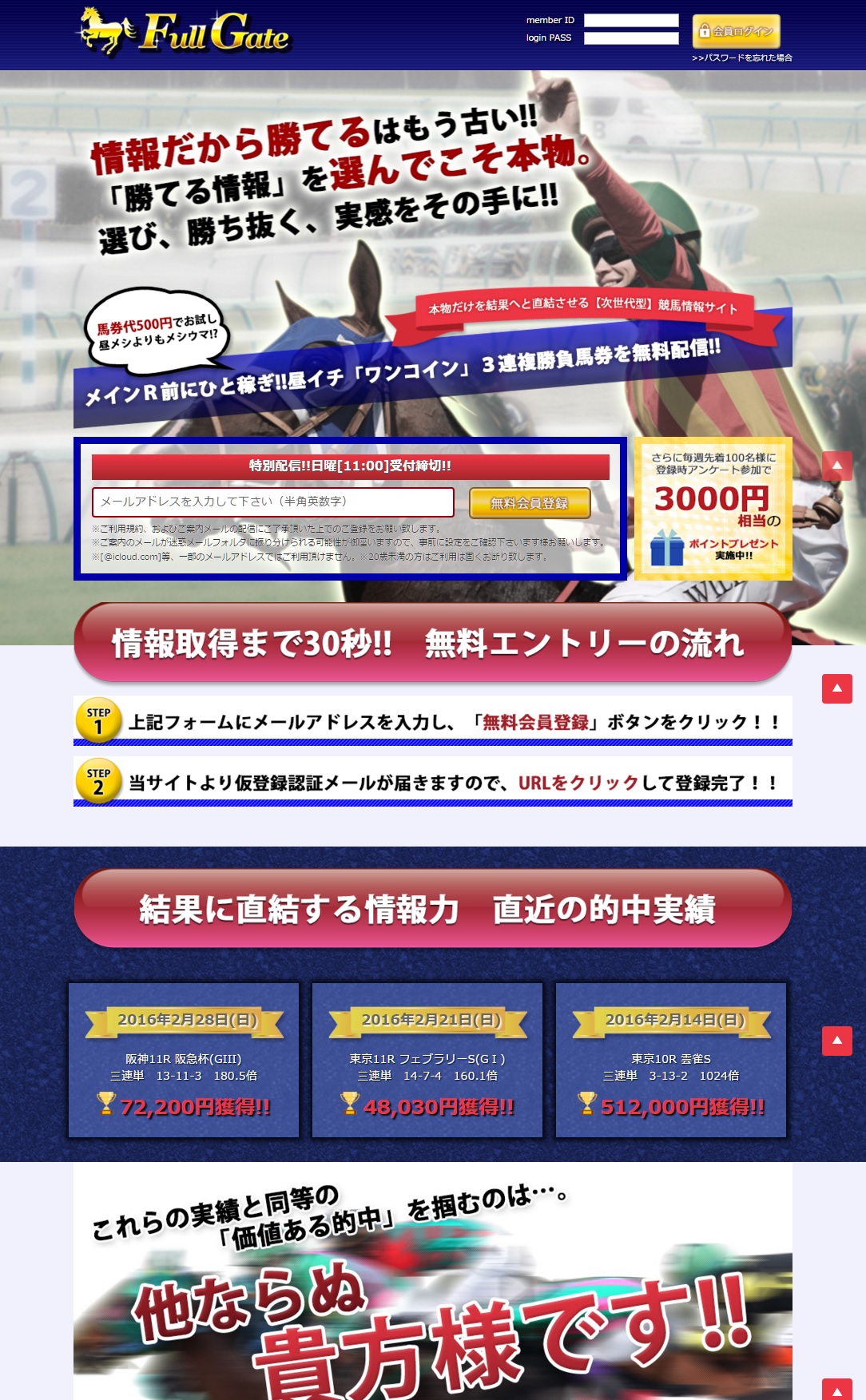 競馬予想サイト｜フルゲート(Full Gate)の口コミ・評判を忖度なしで検証。すべての評価情報を徹底公開